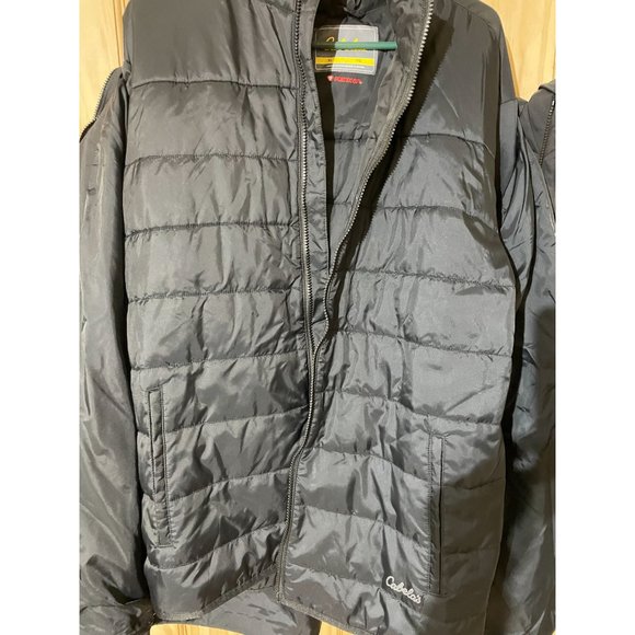 Cabela's | Jackets & Coats | Cabelas Mens Black 2 In Winter Coat Jacket System With Primaloft ...